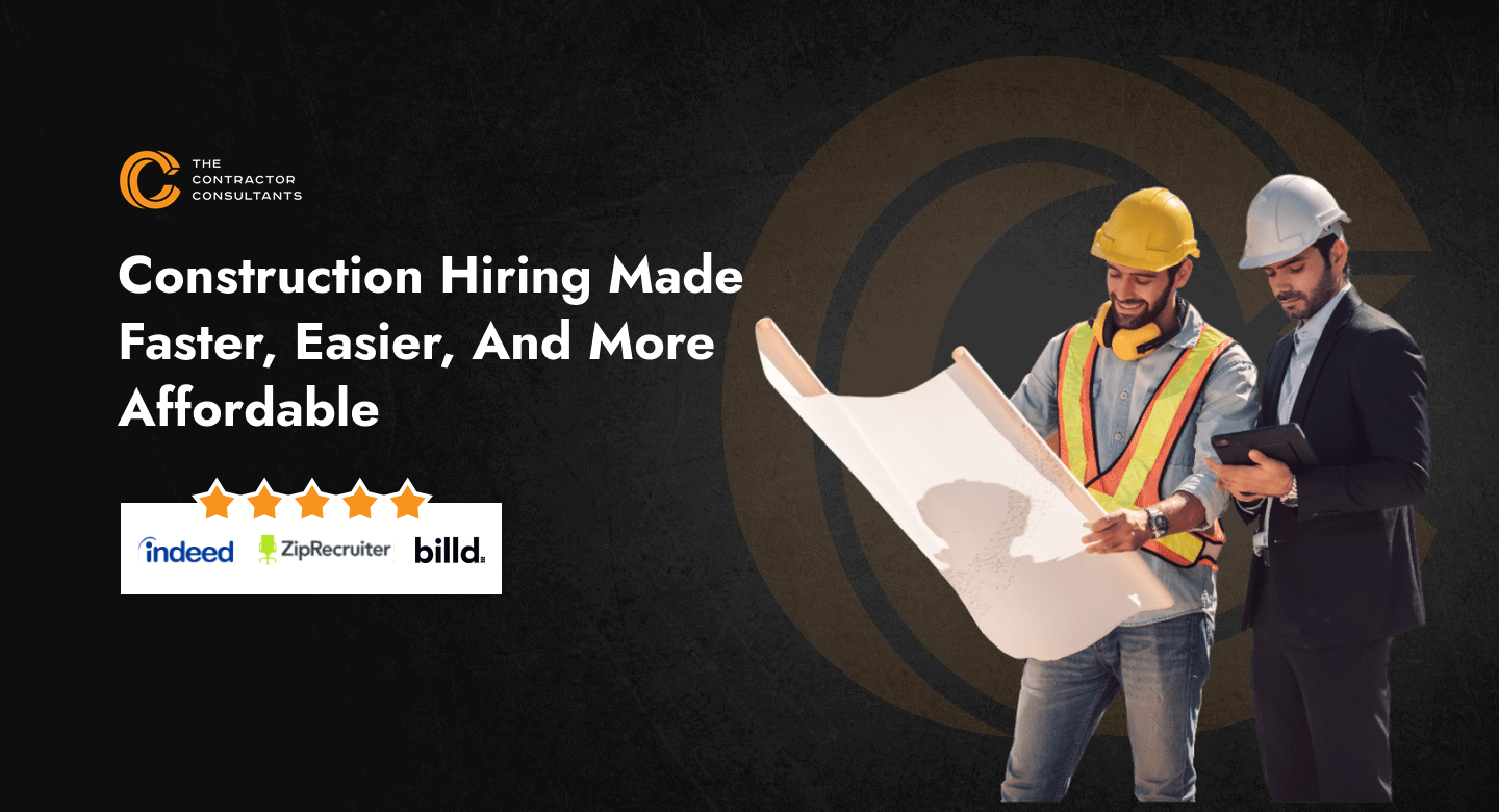Construction Hiring Made Faster, Easier, More Affordable.